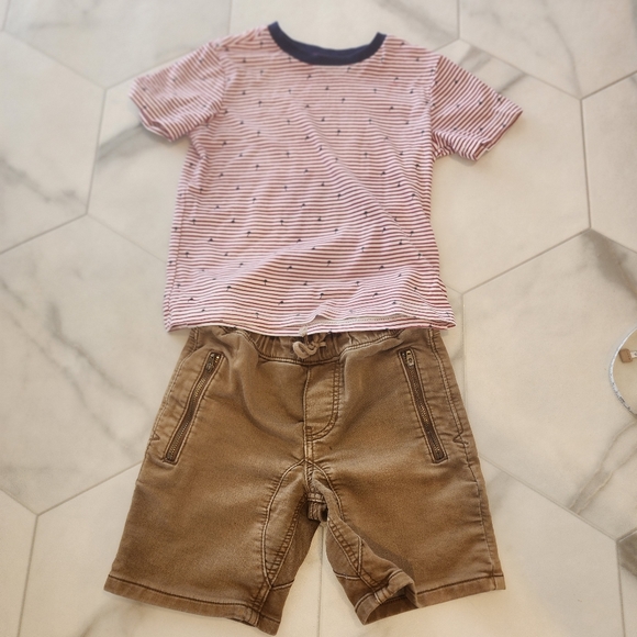 dip | Shirts & Tops | Dip Boys Size 45 Red White Stripe Tshirt With ...